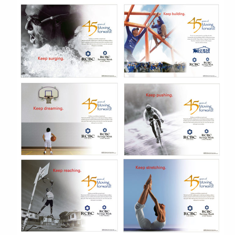 2005 RCBC Moving Forward PRINT ADS